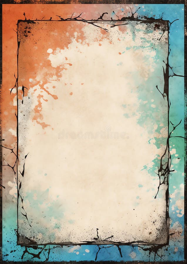 Grunge Texture 90s Retro Nostalgic Frame Stock Illustration ...