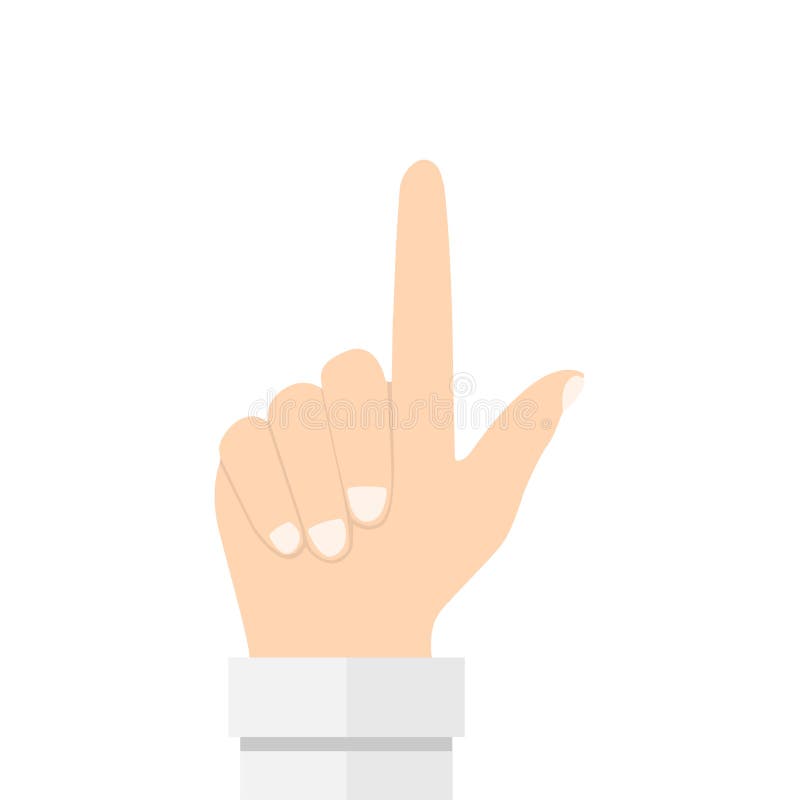 Image of Hand Click, Vector Illustration Stock Vector - Illustration of ...