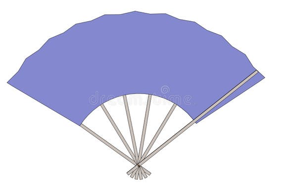 Image of hand fan stock illustration. Illustration of toon - 37231216