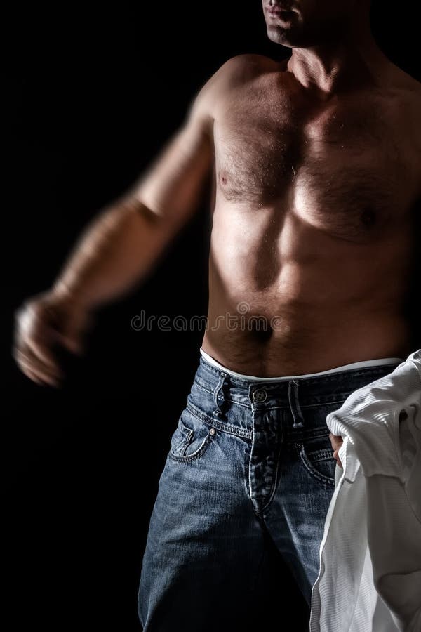 Handsome muscle man stock image. Image of adult, active - 21172033