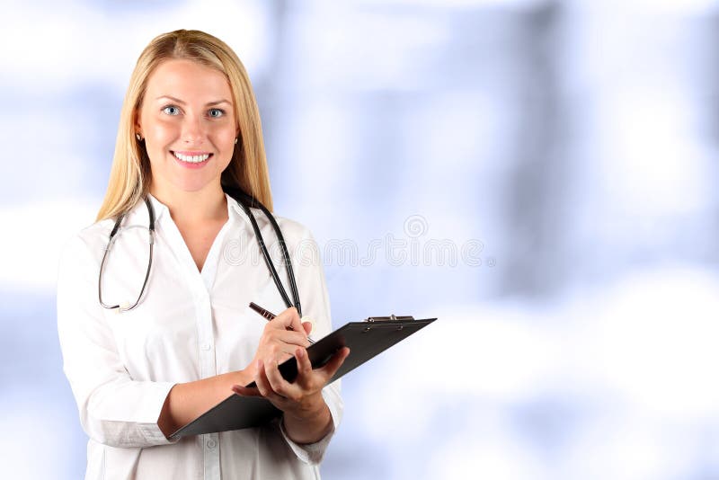 Image of Happy Doctor Looking at Camera Stock Photo - Image of health ...
