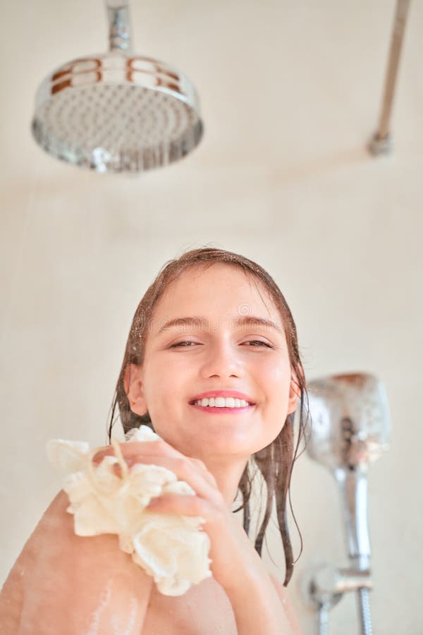 463 Woman Shower Washcloth Stock Photos - Free & Royalty-Free Stock ...