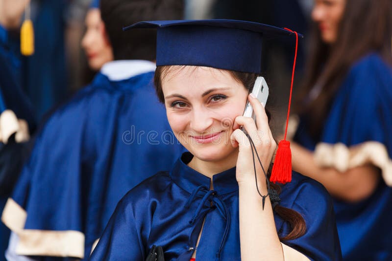 Image of a Happy Young Graduates Stock Image - Image of finals ...