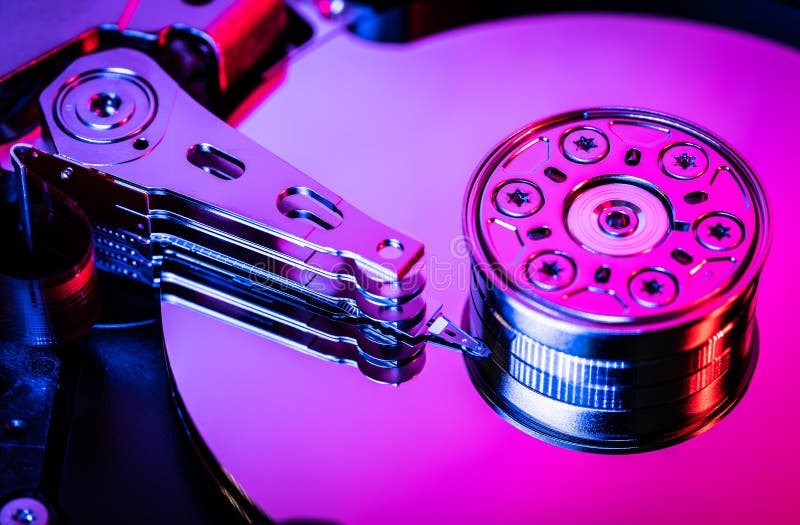 Hard drive disc storage stock image. Image of internet - 122238951