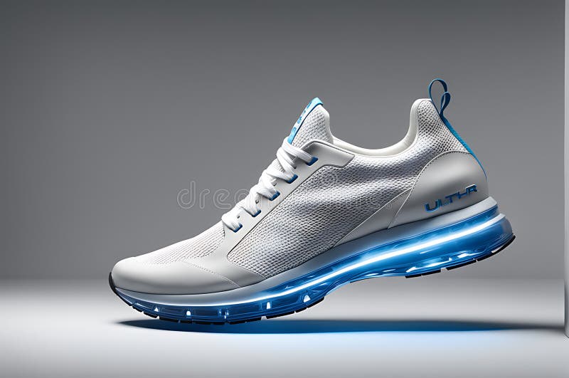 Modern Shoes Showcase in 3D Render - Floating Effortlessly Against a ...