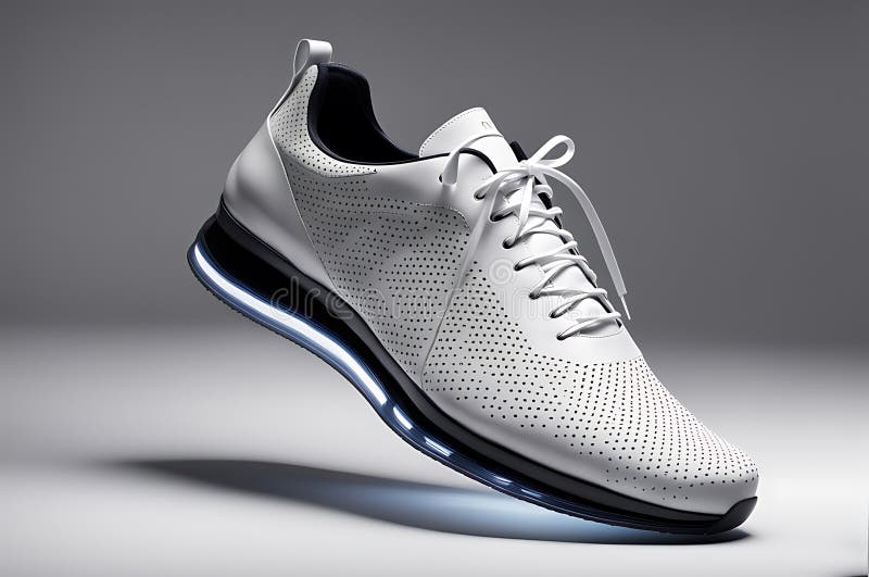 Modern Shoes Showcase in 3D Render - Floating Effortlessly Against a ...