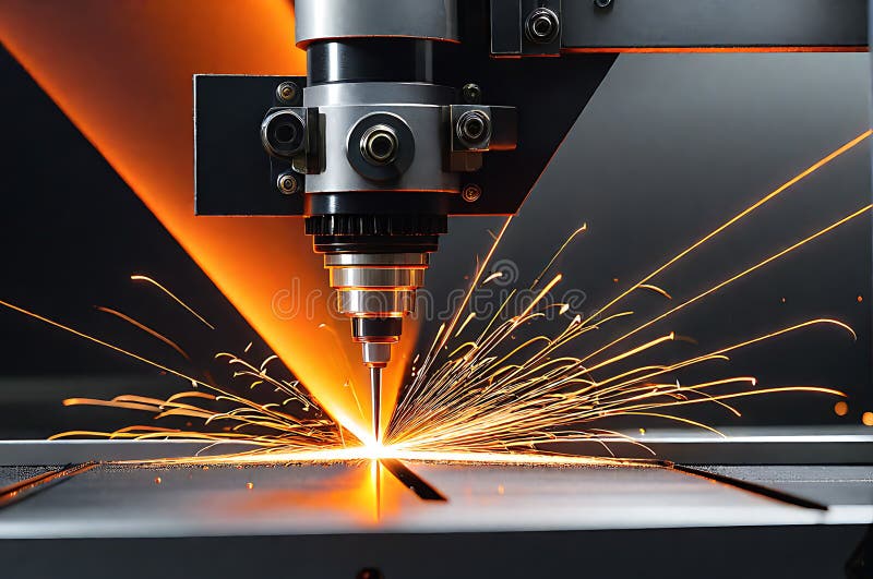 Macro Photography of a Laser Cutter S Beam - Intense Focus on the ...