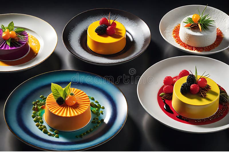 Hyper-Realistic Photography of Assorted Gourmet Dishes Capturing the ...