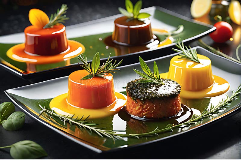 Hyper-Realistic Photography of Assorted Gourmet Dishes Capturing the ...