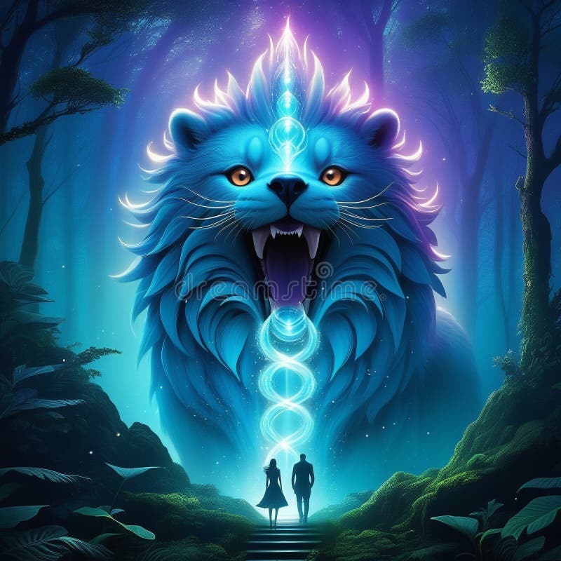 Mythical Mysterious Wonderful Fictional Illustration 3d Rendered ...