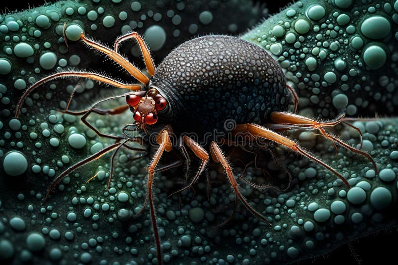Microcosmic Marvel: Hyper Realistic Macroscopic Close-Up of Insect ...