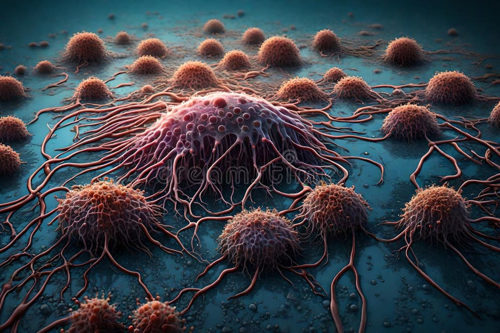 Microscopic Symphony: Nano Technology Biotech Bacterial Art Unveiling ...