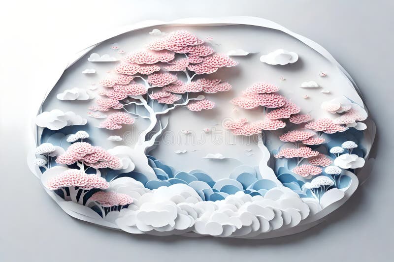 3d Rendered Engraved Tree Design with Intricate Detailing Stock ...