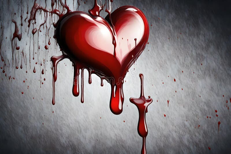 3d Rendered Heart with Excessive Blood Flow, Isolated on a Solid White ...