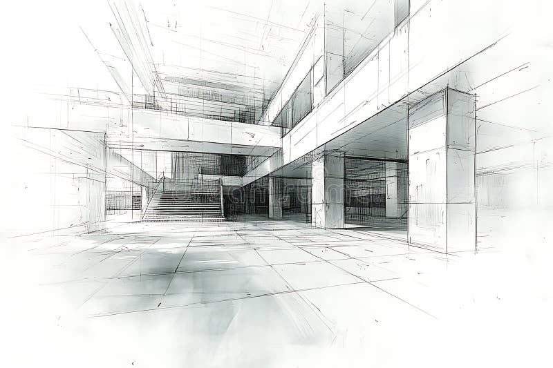 Concept Panel Illustration Design Viewed from Above Stock Illustration ...