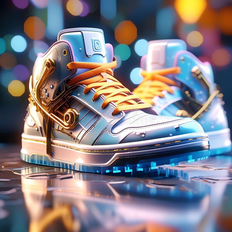 Futuristic Sneakers Crafted with Gears, Wires, and PCB - Hyper ...