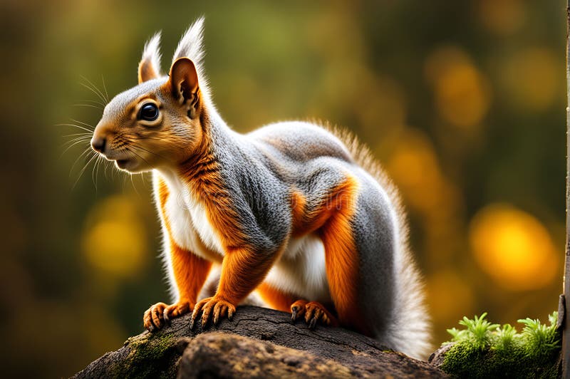 High-Resolution Squirrel: Intricate Texture Detailing with Subtle 3D ...