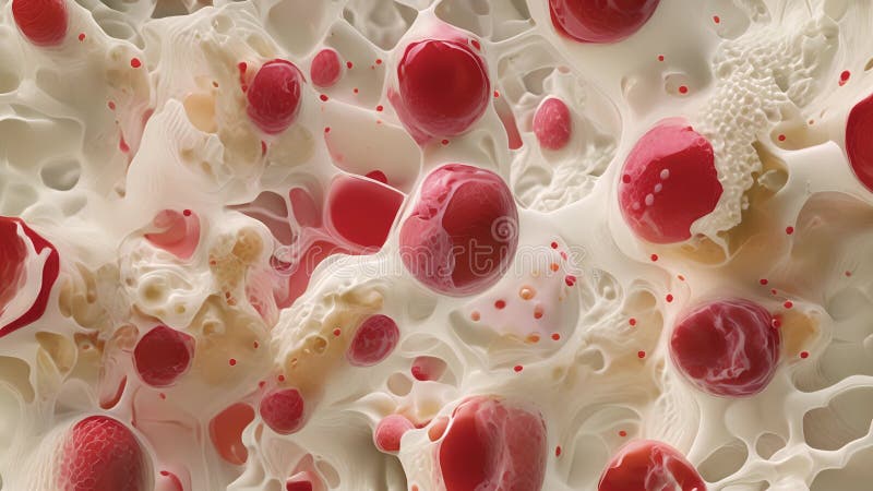 An Image of Hematopoietic Stem Cells in the Process of Differentiating ...