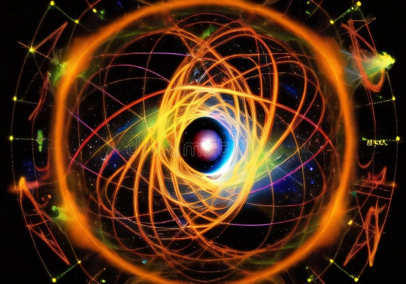 An Image of the Higgs Boson, Also Known As the God Particle, Abstract ...