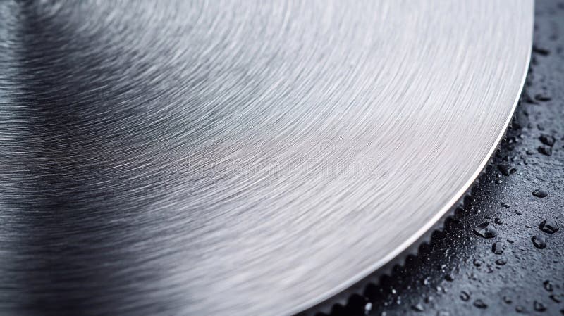 Close-up View of Brushed Aluminum and Stainless Steel Surface ...