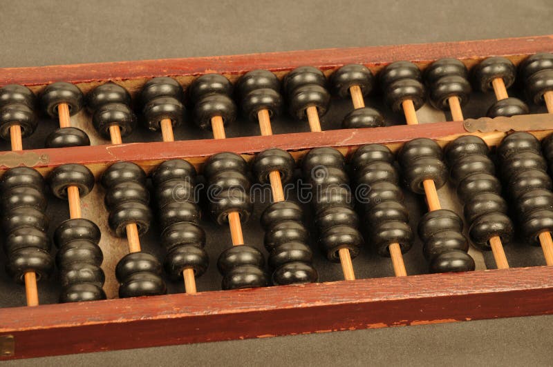 Image Horizontale Chinoise D'un Boulier Chinois Antique Image stock ...