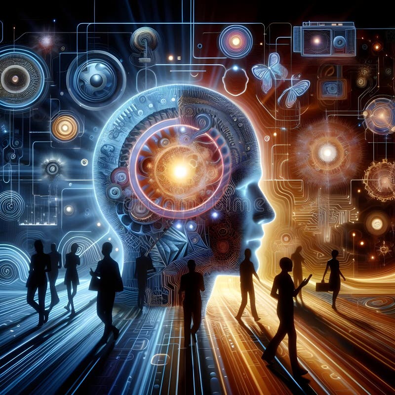 Image of How the Effect Social Media Has on Humans. Stock Illustration ...