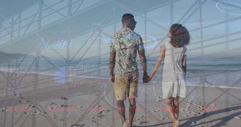 Image of Hud Interface, Low Angle View of Bridge, African American ...