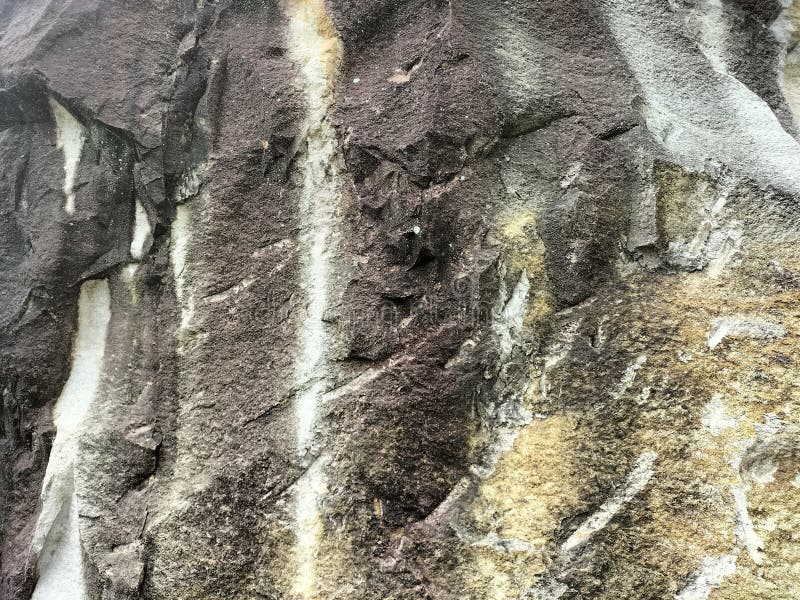 Image of Huge Rock Surface with Unique Black Texture Stock Image ...