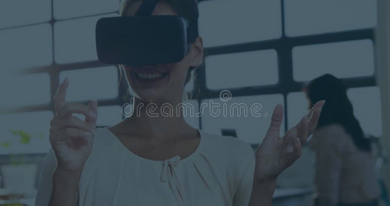 Human Brain Virtual Reality Headset Abstract Perception Design Stock ...