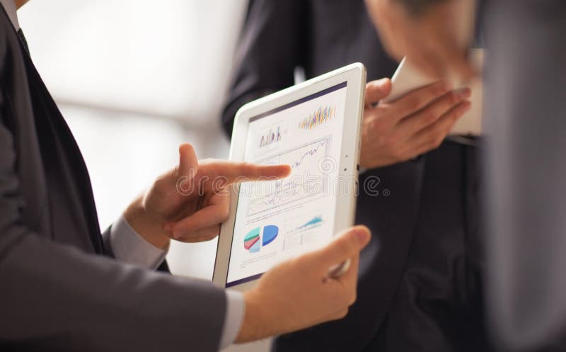 Image of Human Hand Pointing at Touchscreen Stock Image - Image of ...