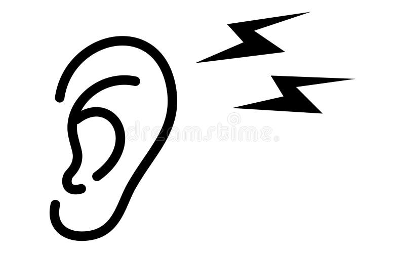 Image Icon of Noise Irritating the Ear Stock Vector - Illustration of ...
