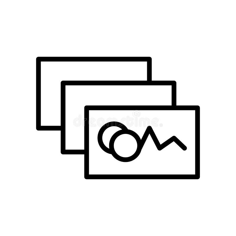 Image Icon Vector Isolated on White Background, Image Sign , Line and ...