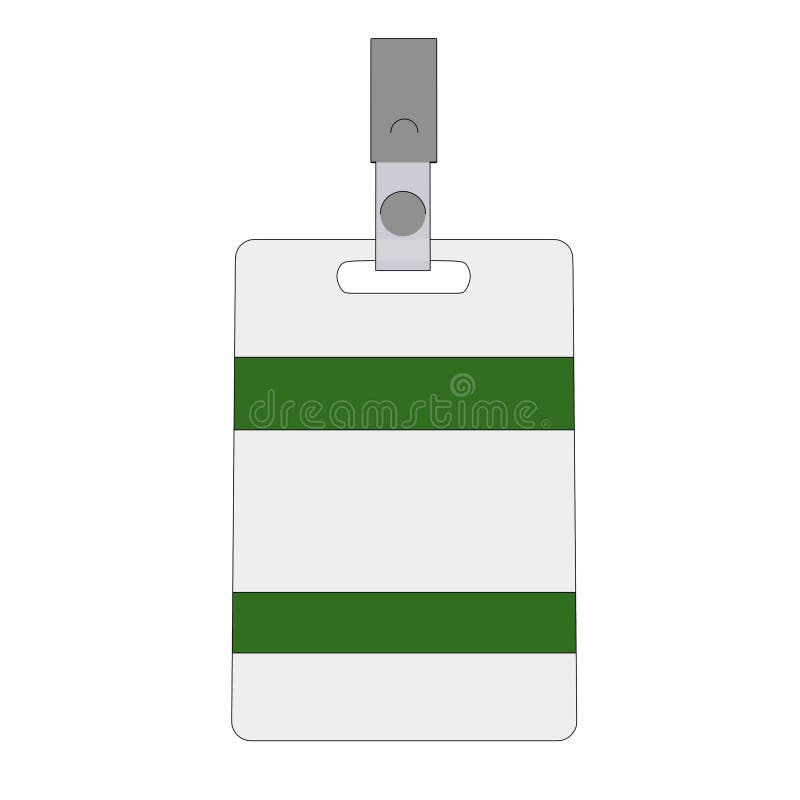 Image of ID badge stock illustration. Illustration of badge - 38947005