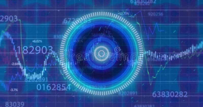 Image of Illuminated Circles Over Changing Numbers, Multiple Graphs ...