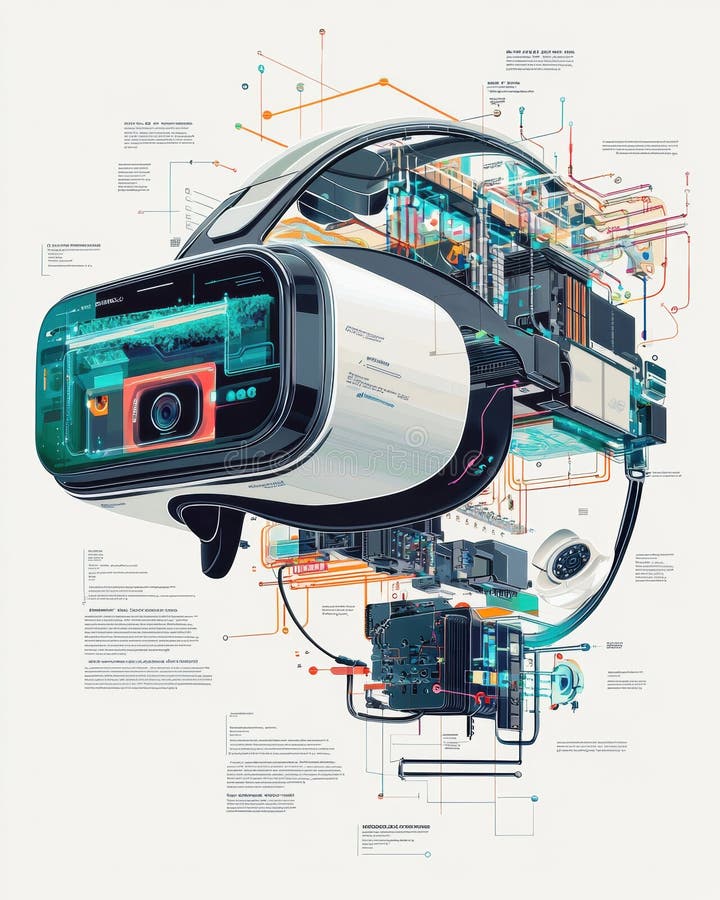 Exploring Innovations: a Detailed Diagram of a Projector with Camera ...