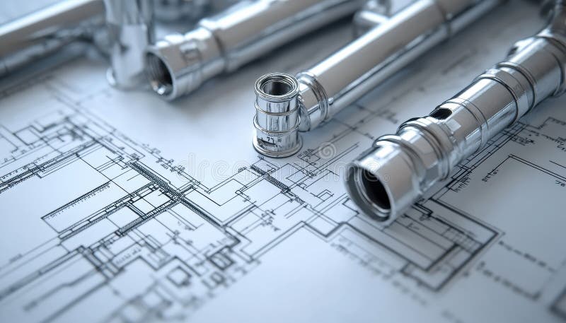 Understanding Residential Plumbing Systems through Detailed Blueprints ...