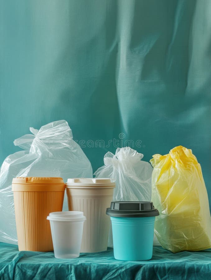 This Image Illustrates a Variety of Reusable Containers Positioned ...