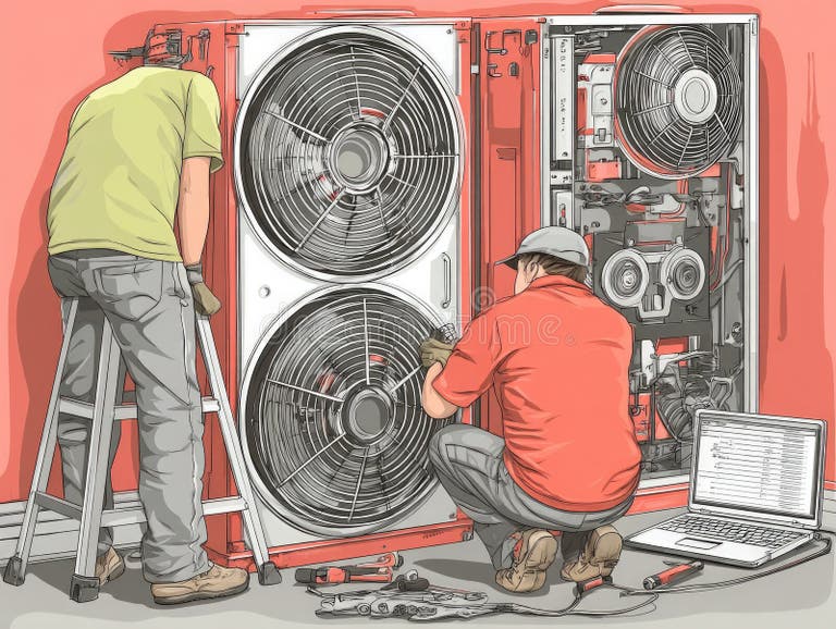 An Image Illustrating a Computer Tune-up Process Stock Image - Image of ...