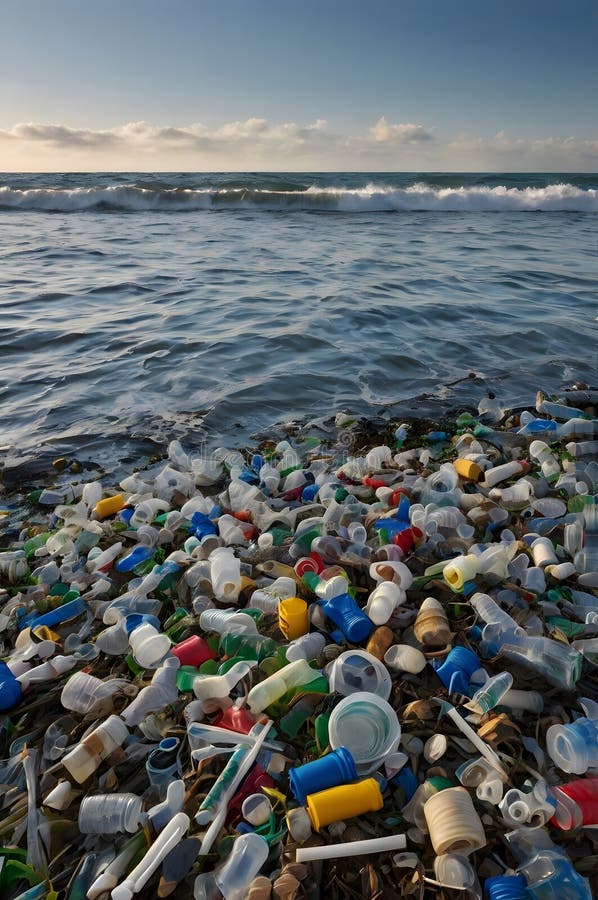 An Image Illustrating Environmental Problems, Plastic in the Oceans ...