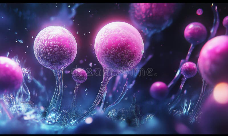 This Image is an Illustration of the Fertilization Process Stock ...