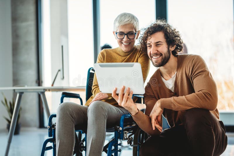 The Image Includes a Person Using a Wheelchair, Depicting Inclusivity ...