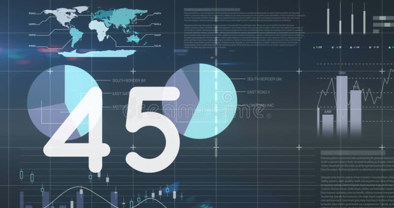 Image of Increasing Numbers and Statistical Data Processing Against ...