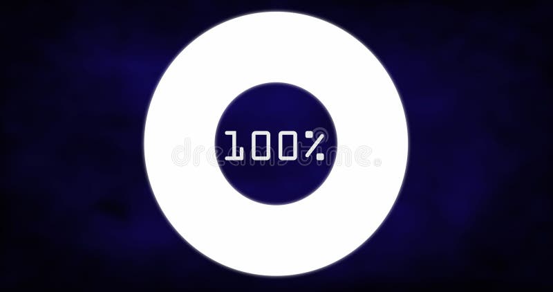 Image of Increasing Percentage with Icon Against Textured Blue ...