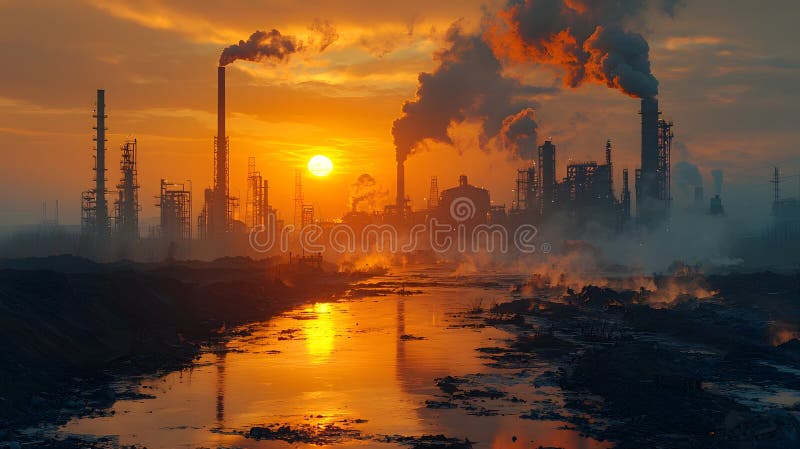 Image of Industrial Facility Engaged in Manufacturing Activity Stock ...