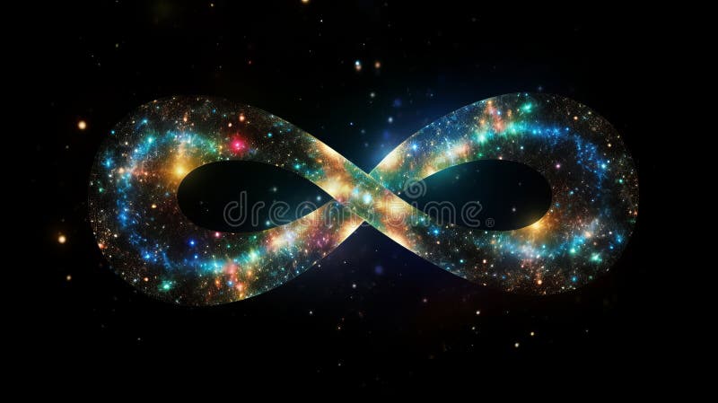 An Image of an Infinite Sign in Space Stock Photo - Image of boundless ...