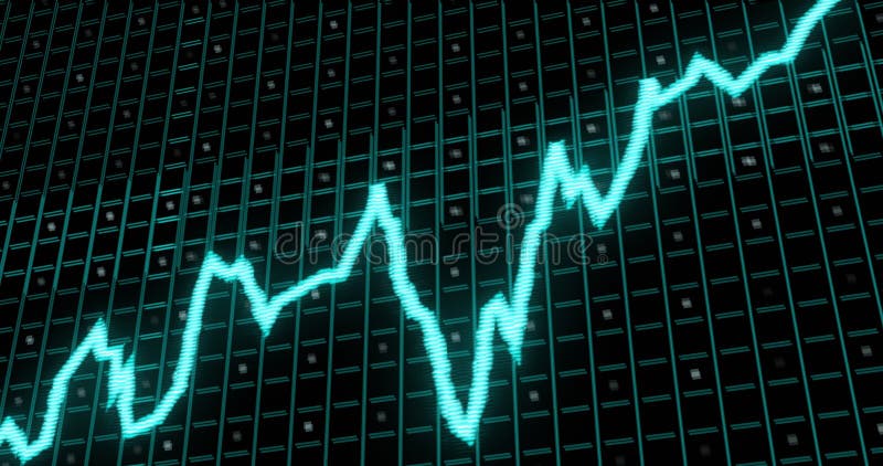 Image of Inflation Text in Blue Over Graph and Charts Processing Data ...