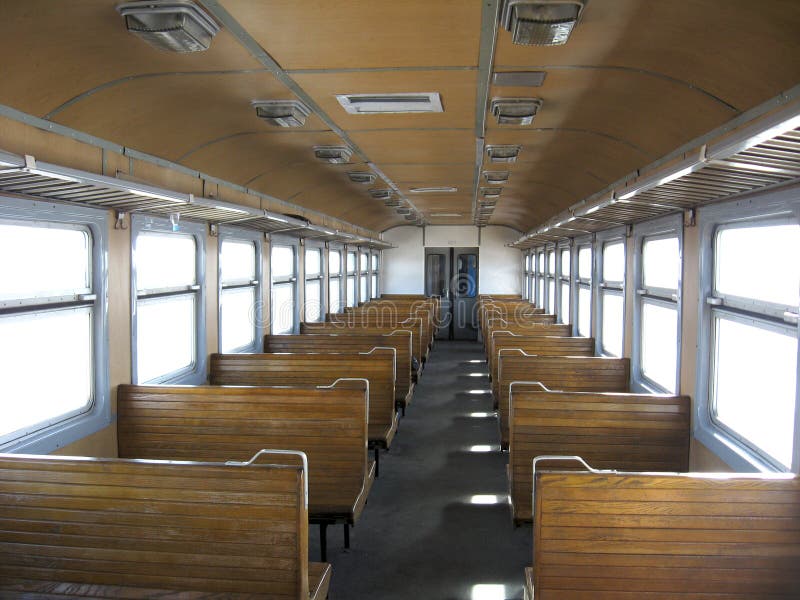 Inside of Carriage Electric Train Stock Photo - Image of expectation ...