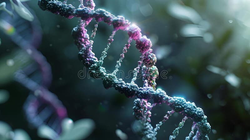 An Image of the Inside of the Dna Molecule that is a Representation of ...