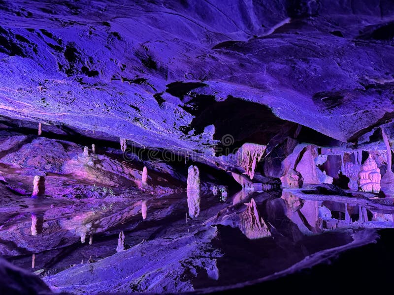 The Caves at Cheddar Gorge stock image. Image of terrain - 385773013