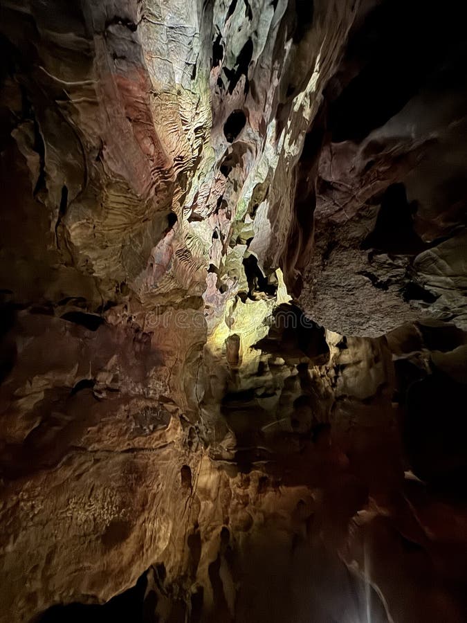 The Caves at Cheddar Gorge stock image. Image of minerals - 385773119